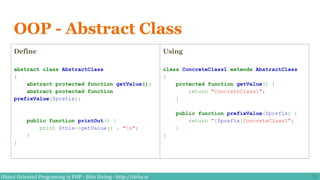 Lập trình hướng đối tượng trong PHP | PPT