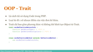Lập trình hướng đối tượng trong PHP | PPTX