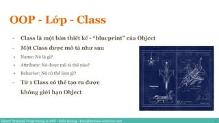 Lập trình hướng đối tượng trong PHP | PPTX