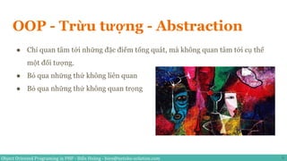 Lập trình hướng đối tượng trong PHP | PPTX