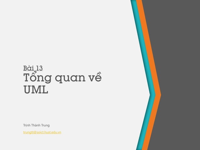 Oop unit 13 tổng quan về uml | PDF