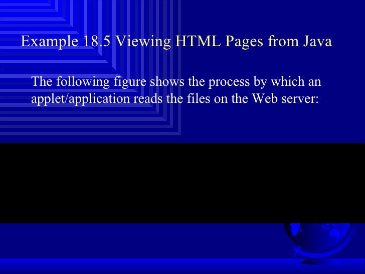 URL Class in JAVA URL Class in JAVA