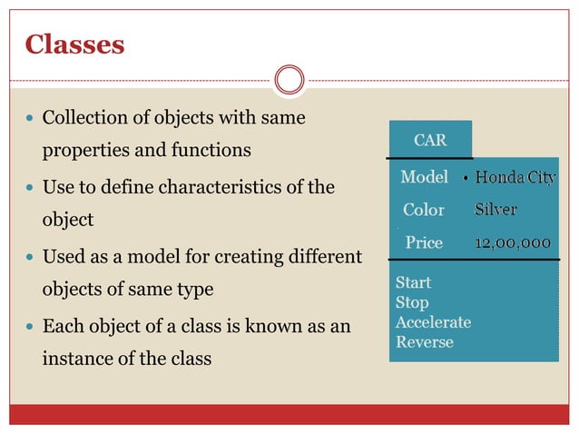 Object Oriented Programming Using C++ | PPT Object Oriented Programming Using C++ | PPT