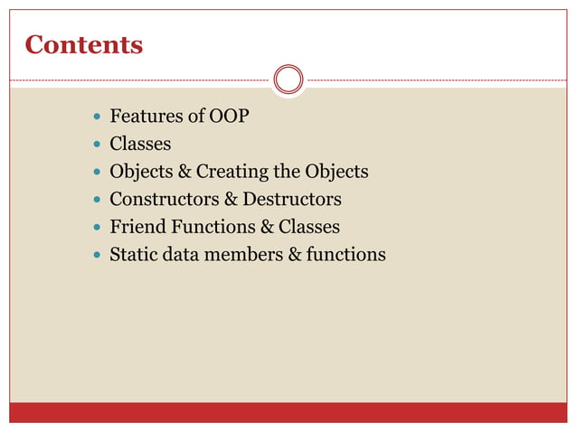 Object Oriented Programming Using C++ | Pptx
