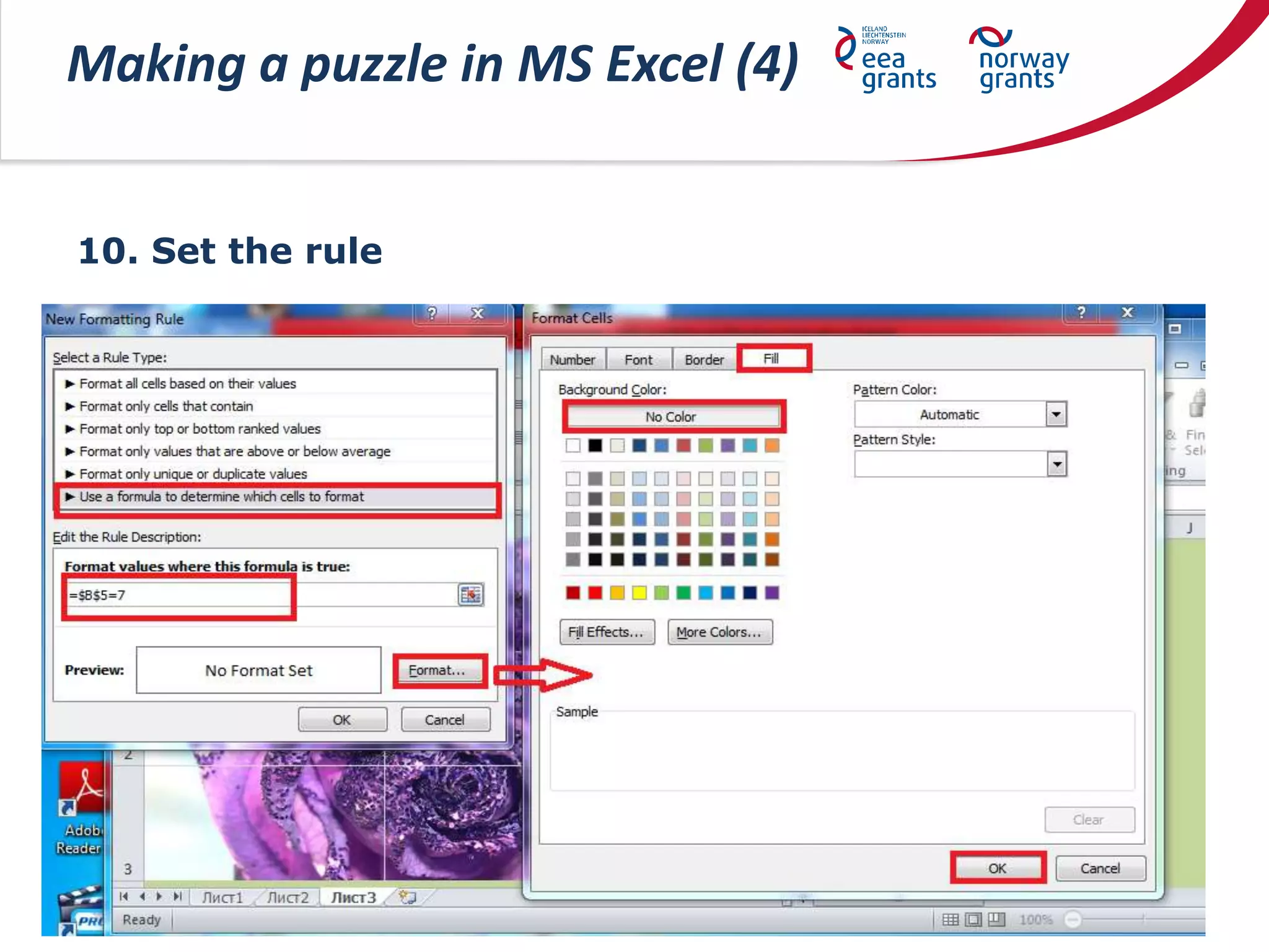 Assesment through MS Excel- Making Puzzle | PPTX | Games and Puzzles ...