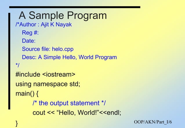 Object Oriented Programming using C++ Part I | PDF