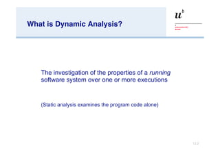 OORPT Dynamic Analysis | PPT