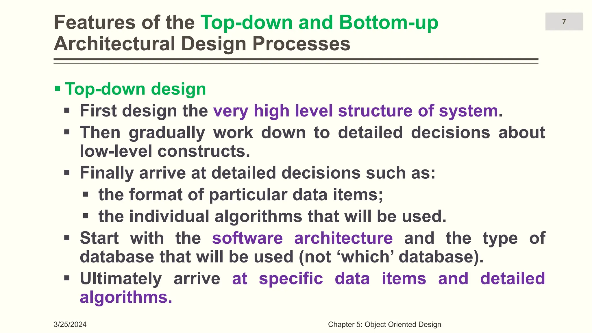 Oosad Chapter 6 Object Oriented Design Pptx