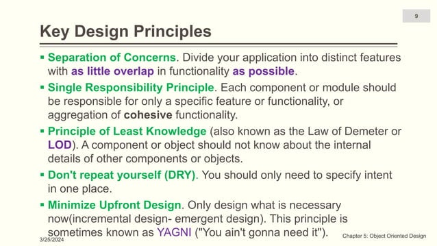 OOSAD Chapter 6 Object Oriented Design.pptx
