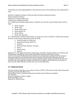 Online Library Mangement System | PDF