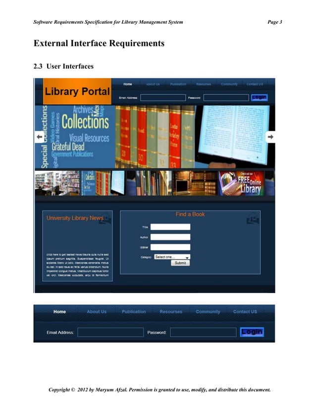 Online Library Mangement System | PDF