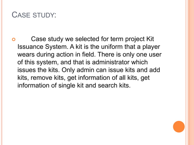 Object Oriented Software Engineering | PPT