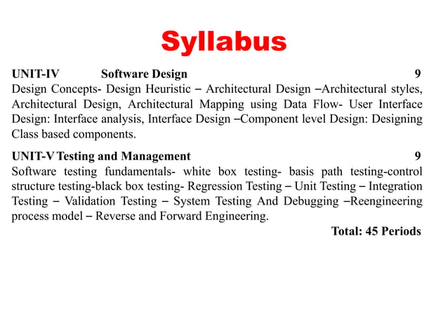 Oose unit 4 ppt | PPT | Programming Languages | Computing