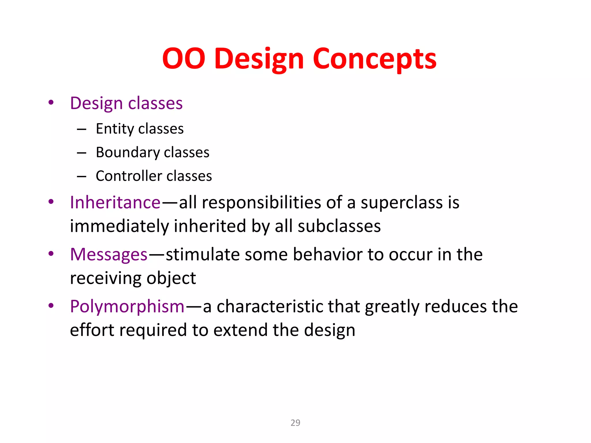 OOSE Unit 4 PPT.ppt | Programming Languages | Computing