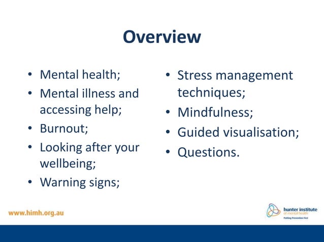 Looking after yourself: Self-care in OOSH | PPTX