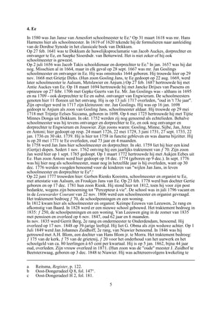 Oostdongeradeel: schoolmeesters in de loop der tijden | PDF | Christianity | Religion & Spirituality