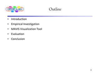 MAVIS: A Visualization Tool for Cohesion-based Bad Smell Inspection | PDF