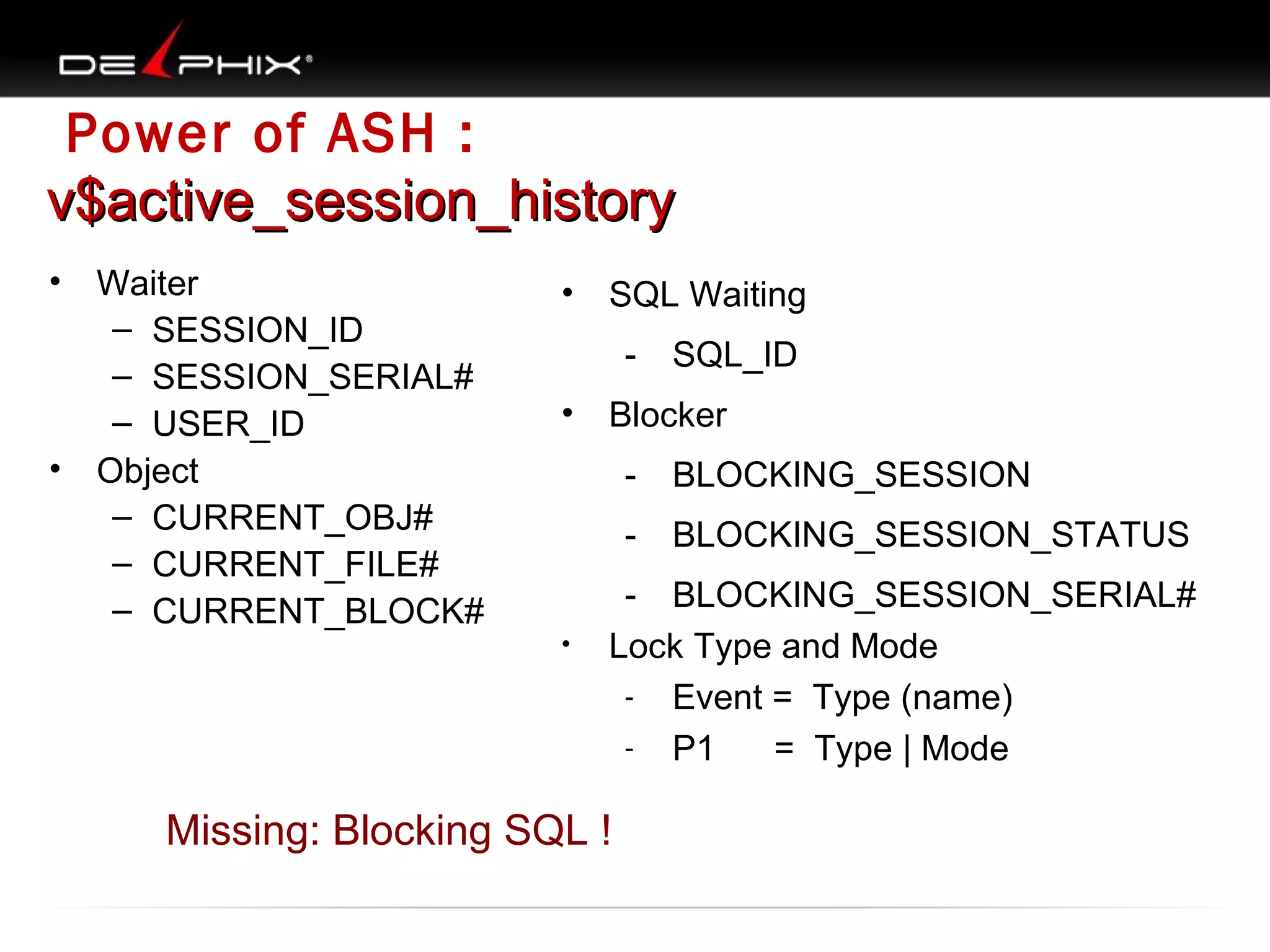 OOUG: Oracle transaction locking | PPT
