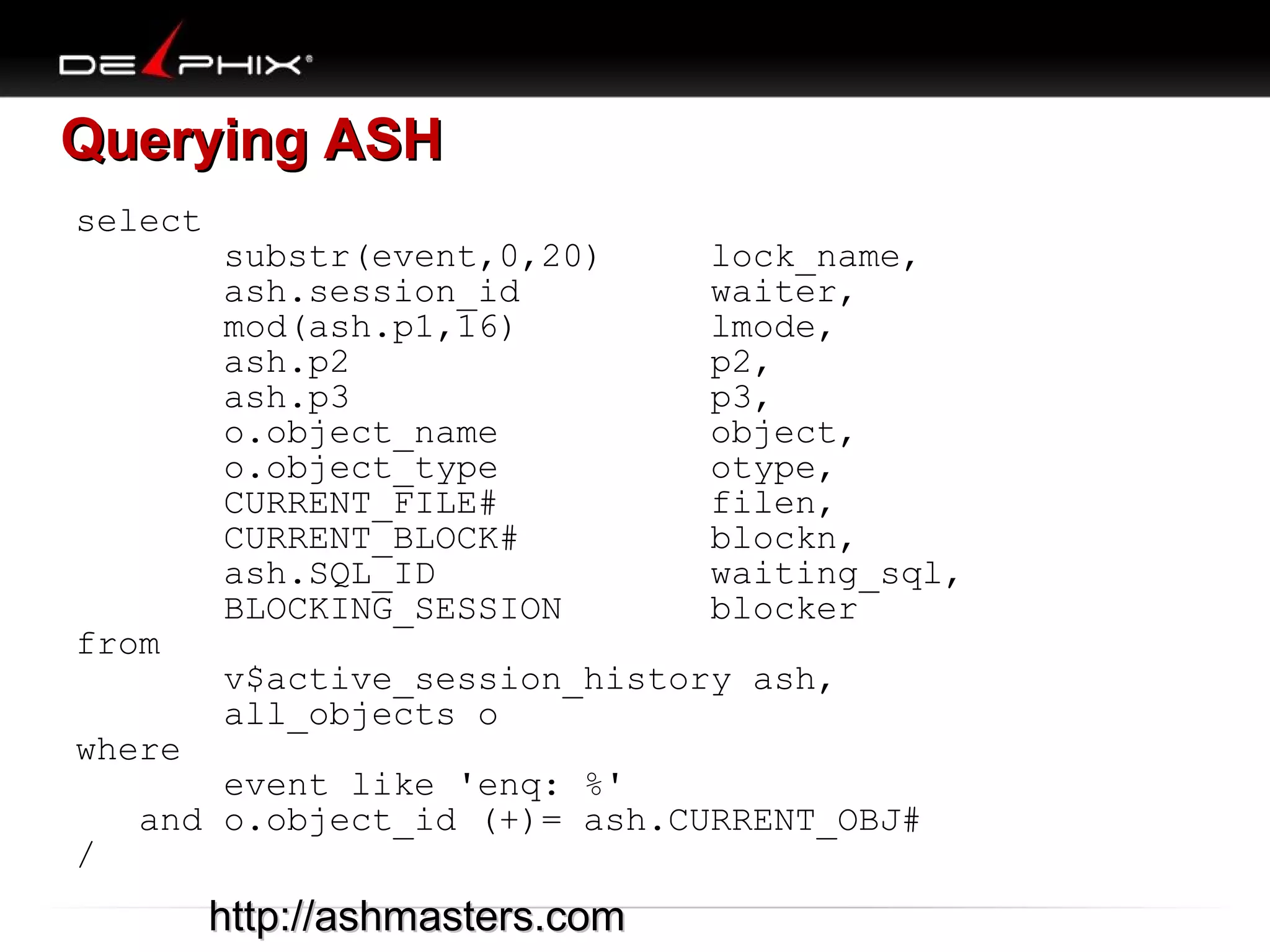 OOUG: Oracle transaction locking | PPT