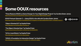 OOUX + API design: Love at first "site" | PPT