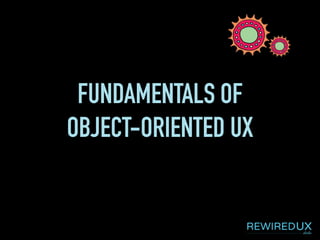 Fundamentals of Object-Oriented UX | PDF