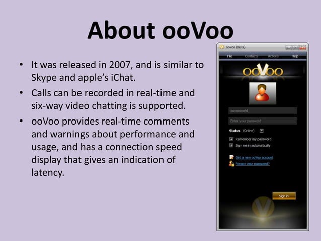 Oovoo | PPTX