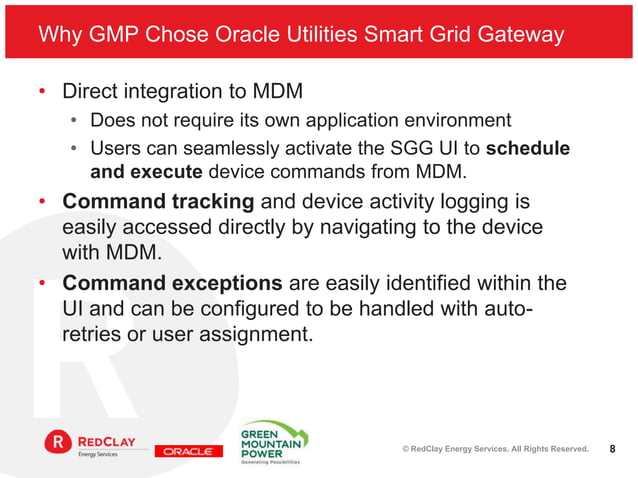 Implementing Oracle Utilities Smart Grid Gateway: A Customer Experience | PPTX