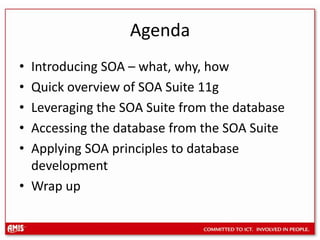 Introducing SOA and Oracle SOA Suite 11g for Database Professionals | PPTX