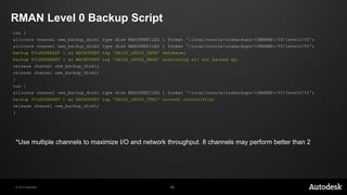 Oracle Database Backups and Disaster Recovery @ Autodesk | PPT