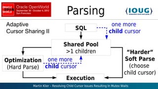 Resolving Child Cursor Issues Resulting In Mutex Waits | PPT