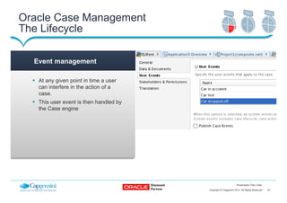 Oracle Open World 2013 Case Management Smiers / Kitson | PPT