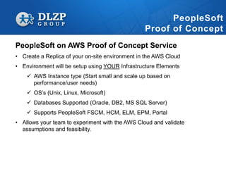 Oracle Peoplesoft on AWS: A quick introduction | PPTX