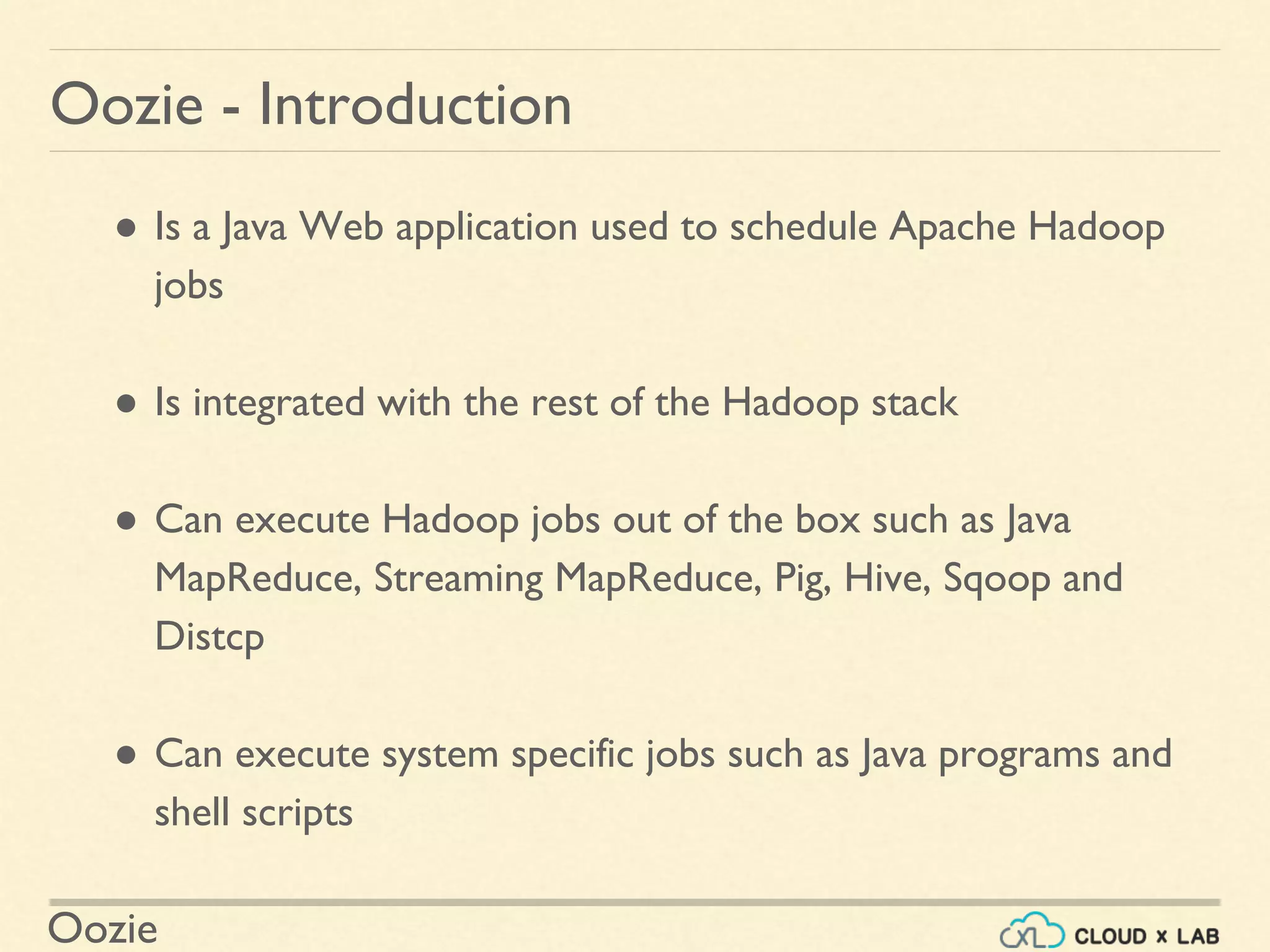Introduction to Oozie | Big Data Hadoop Spark Tutorial | CloudxLab | PDF | Programming Languages ...