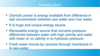 Osmotic Power | PPT