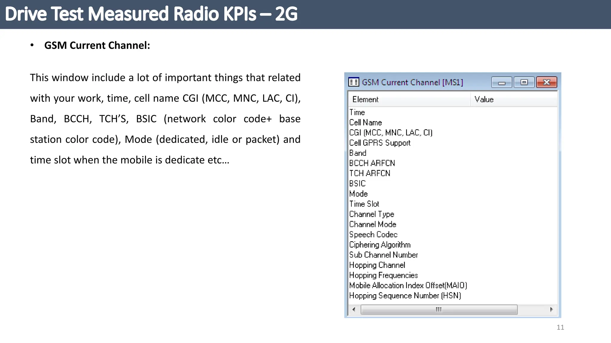 TELECOM OPTIMIZATION AND DRIVE TEST ANALYSIS | PPTX