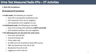 TELECOM OPTIMIZATION AND DRIVE TEST ANALYSIS | PPTX