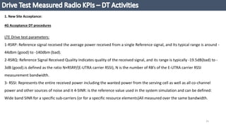 TELECOM OPTIMIZATION AND DRIVE TEST ANALYSIS | PPTX