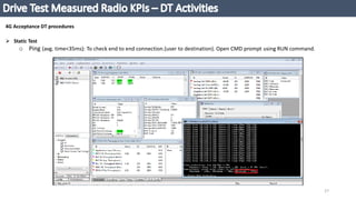 TELECOM OPTIMIZATION AND DRIVE TEST ANALYSIS | PPTX