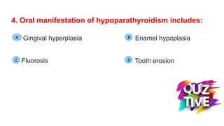 Hypoparathyroidism reference by Shafers textbook | PPTX