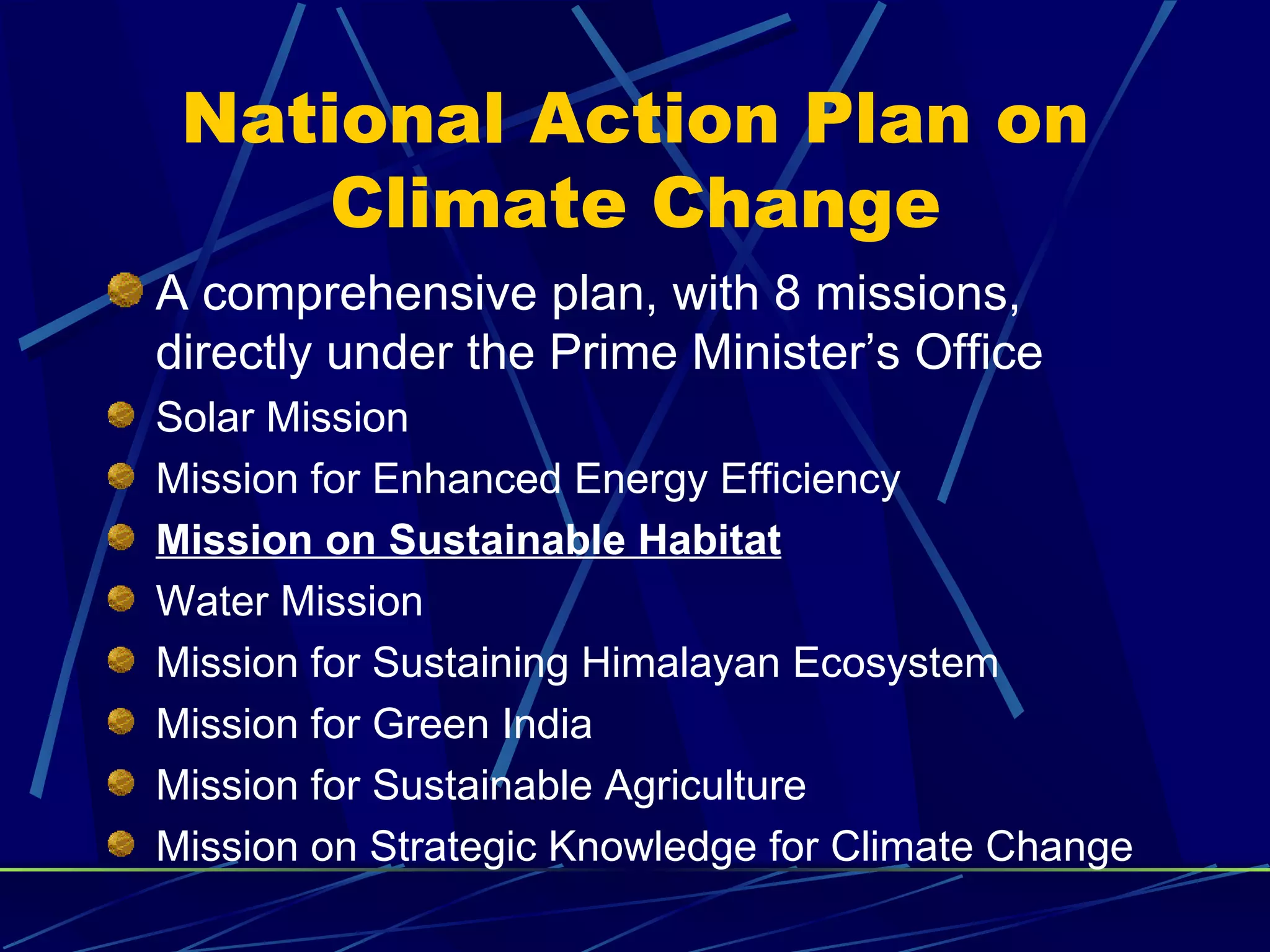 Climate Change and Transport in India: Initiatives and experience | PPT
