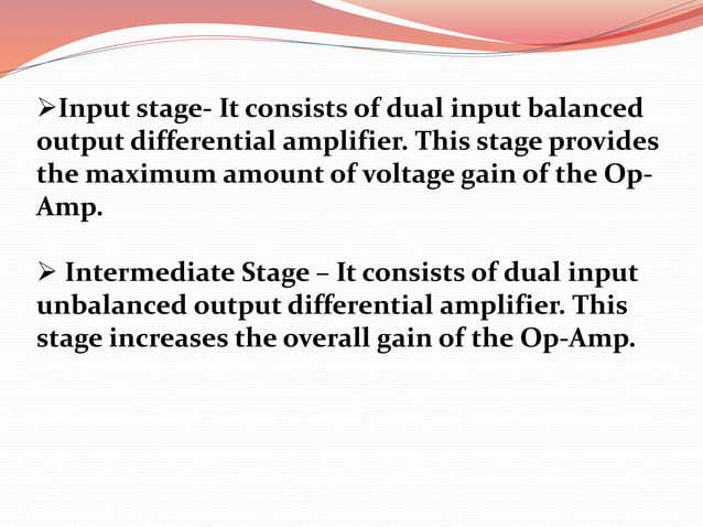 Operational Amplifier Basics | PPT