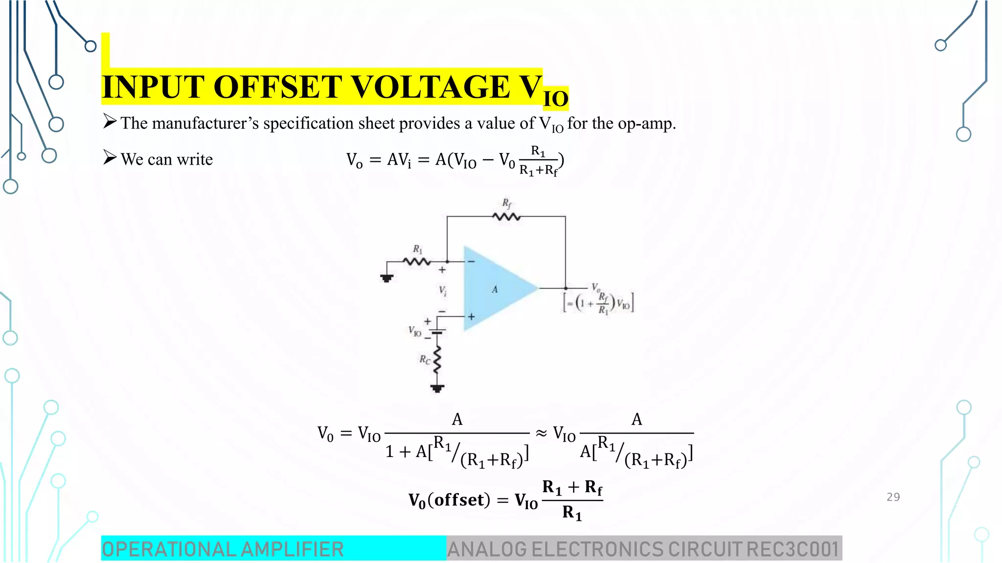 Op-amp.pptx | Computer Networking | Computing