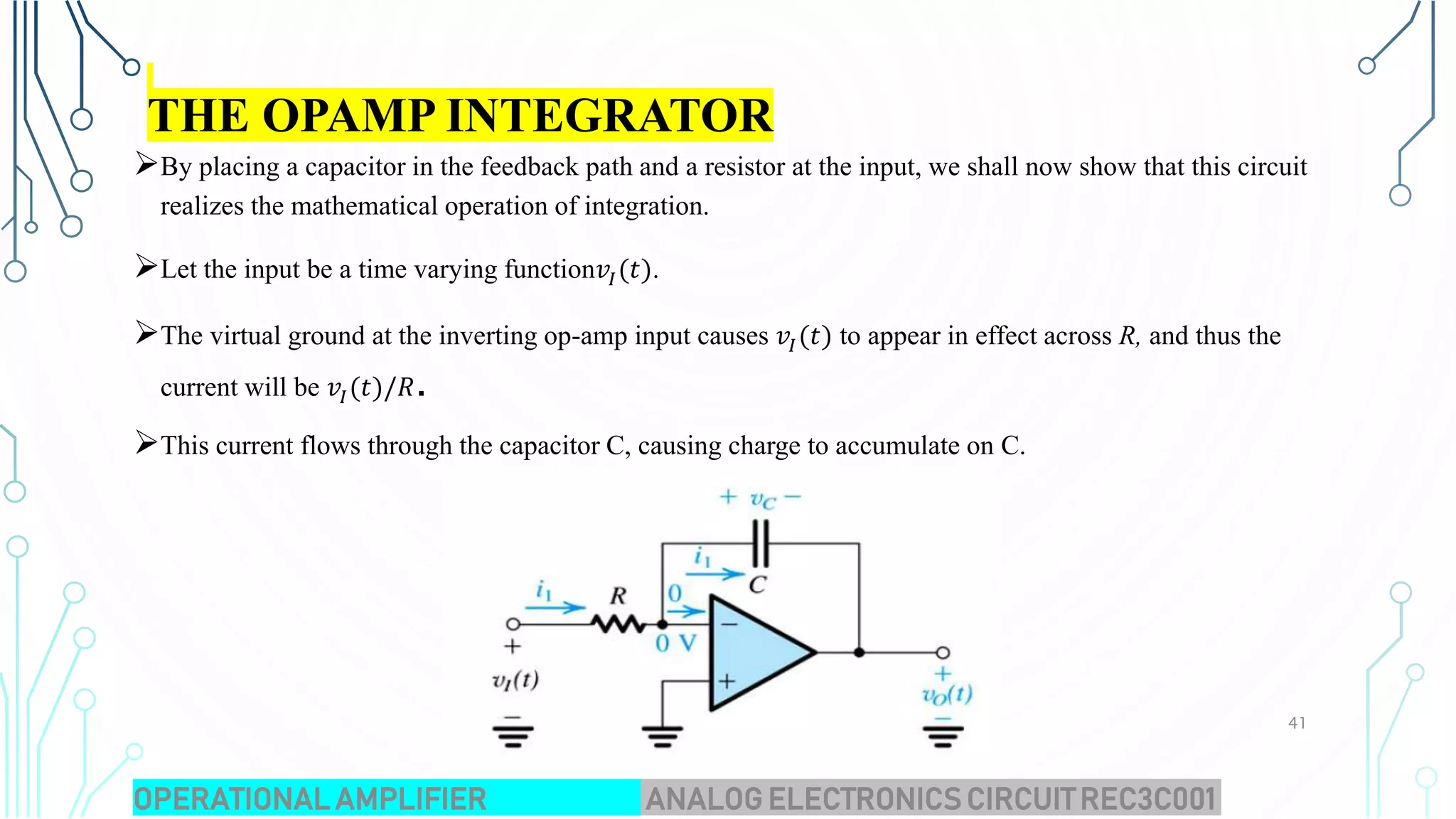 Op-amp.pptx | Computer Networking | Computing