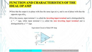 Op-amp.pptx | Computer Networking | Computing