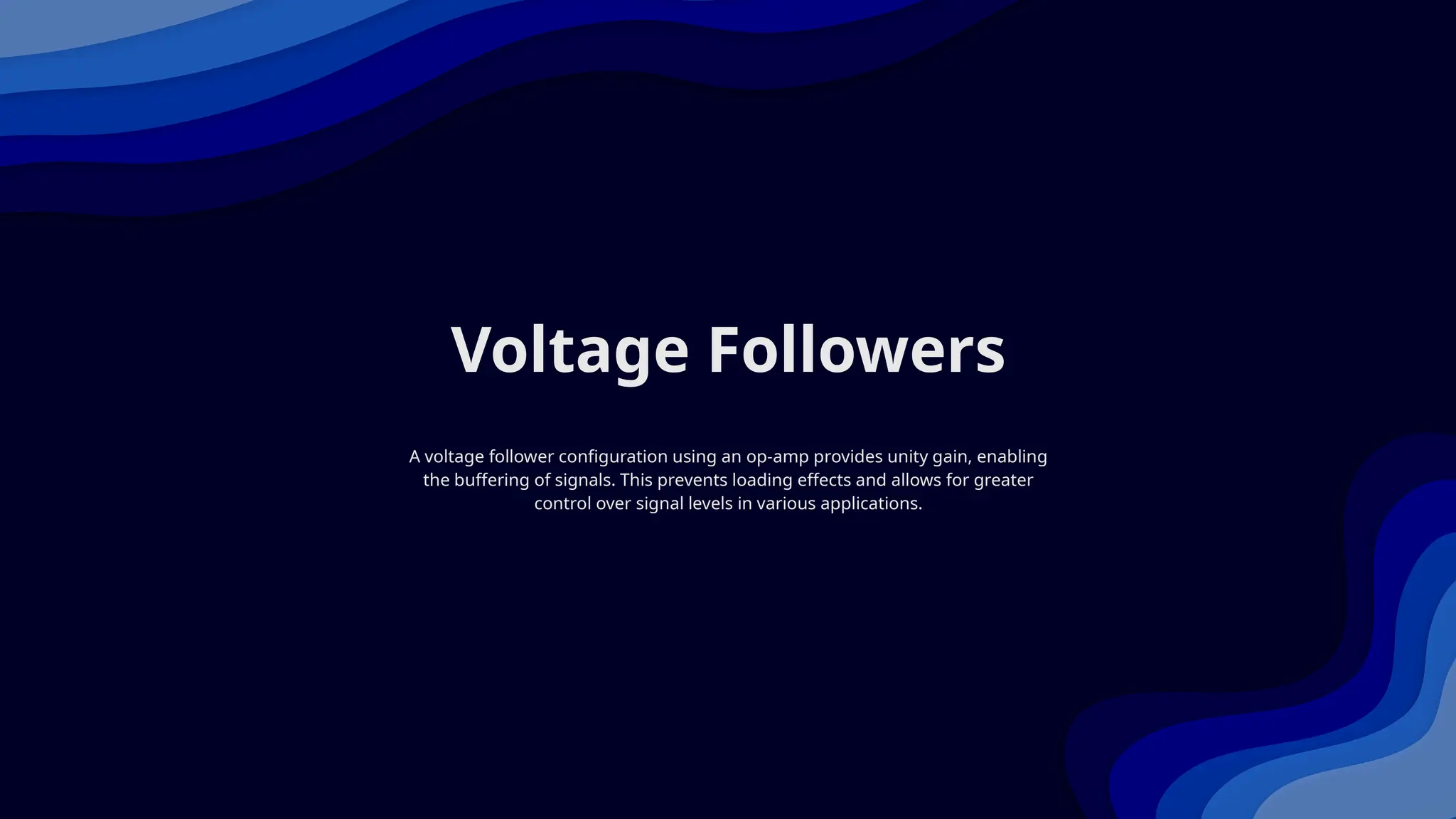 Op-Amp Applications for full detailed infom | PPTX