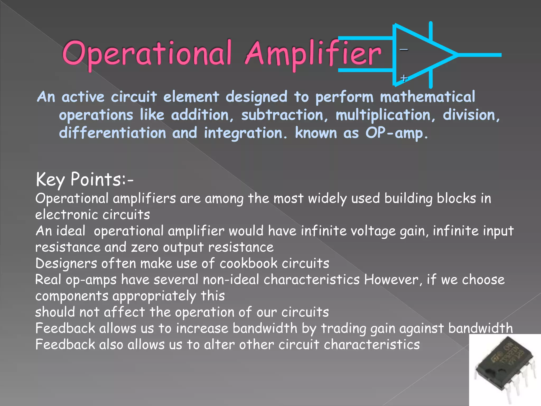 Presentation on Op-amp by Sourabh kumar | PPSX