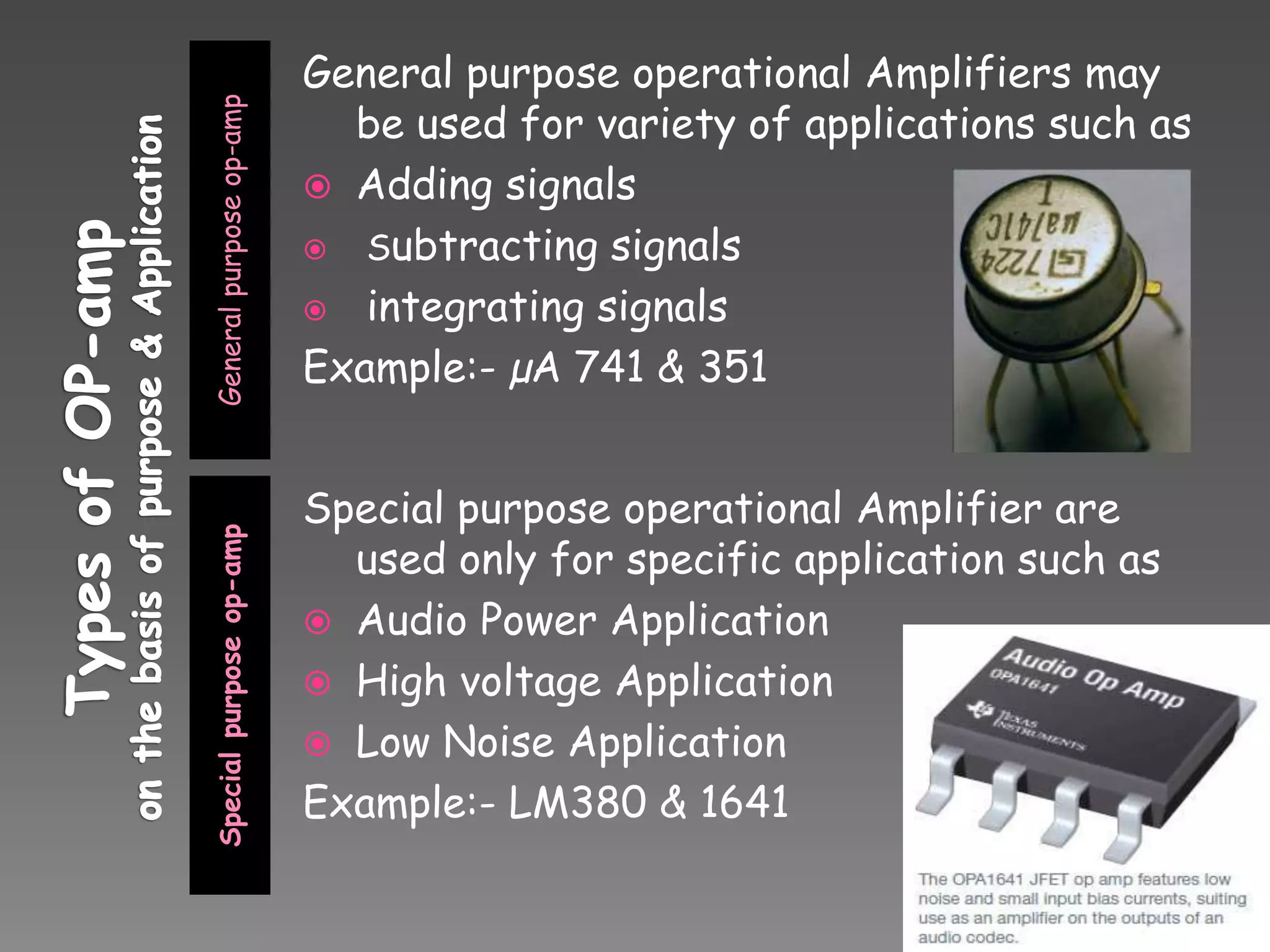 Presentation on Op-amp by Sourabh kumar | PPSX