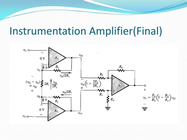 Op-Amp Circuits-Operational Amplifier-Gain | PPT