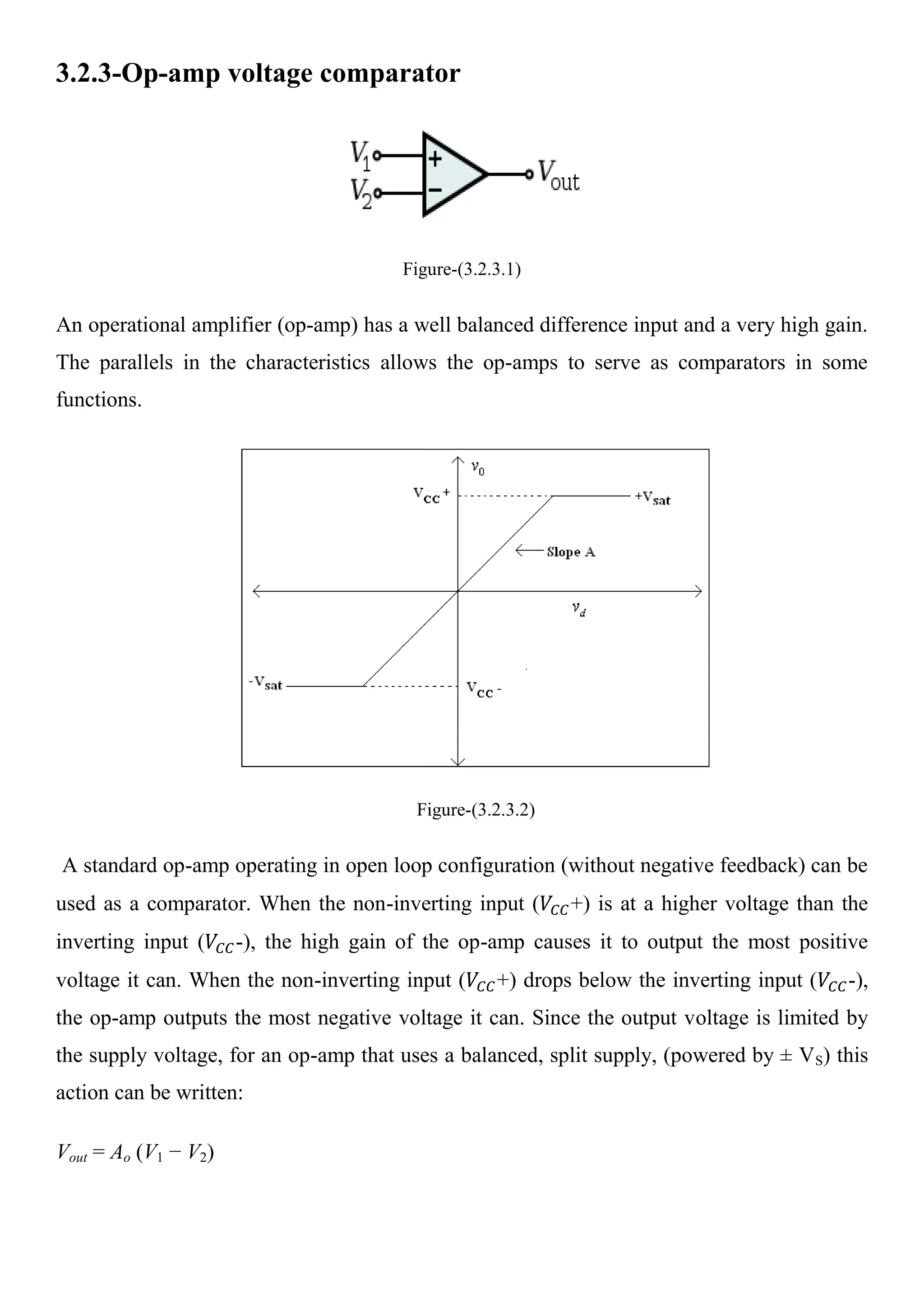 Op amp comparator | PDF