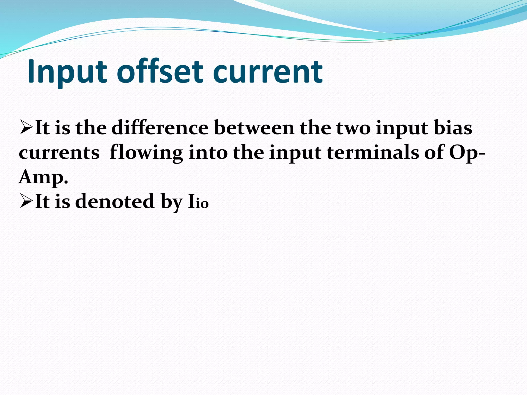 Operational amplifier parameters | PPT Operational amplifier parameters | PPT